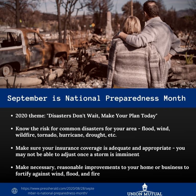 September is National Preparedness Month - Are You Prepared for an ...
