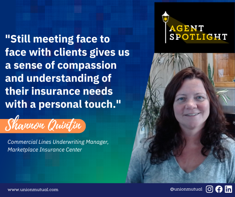 Agent Spotlight: Shannon Quintin, Marketplace Insurance Center - Union ...